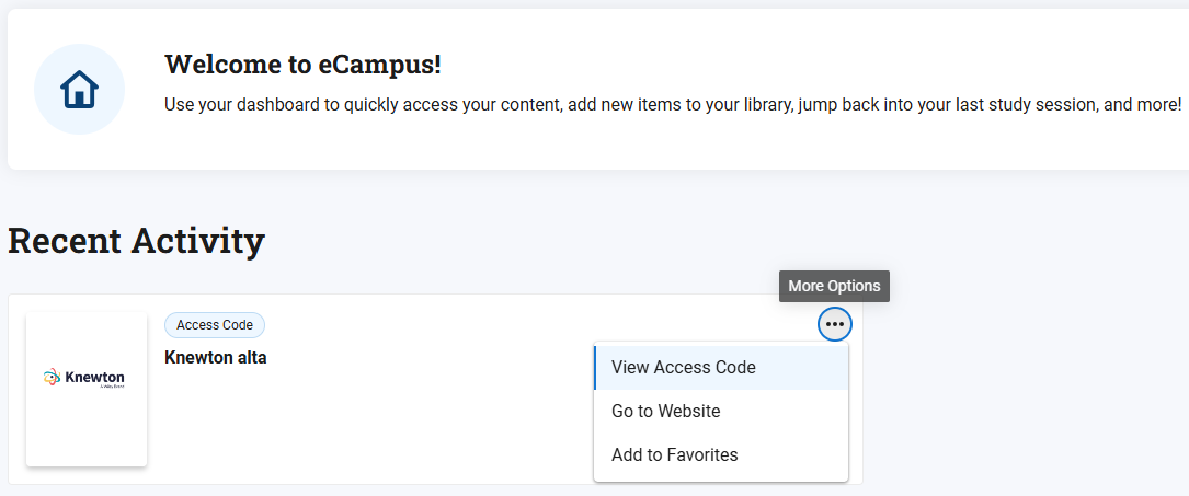 Finding Your Digital Access Codes – eCampus.com